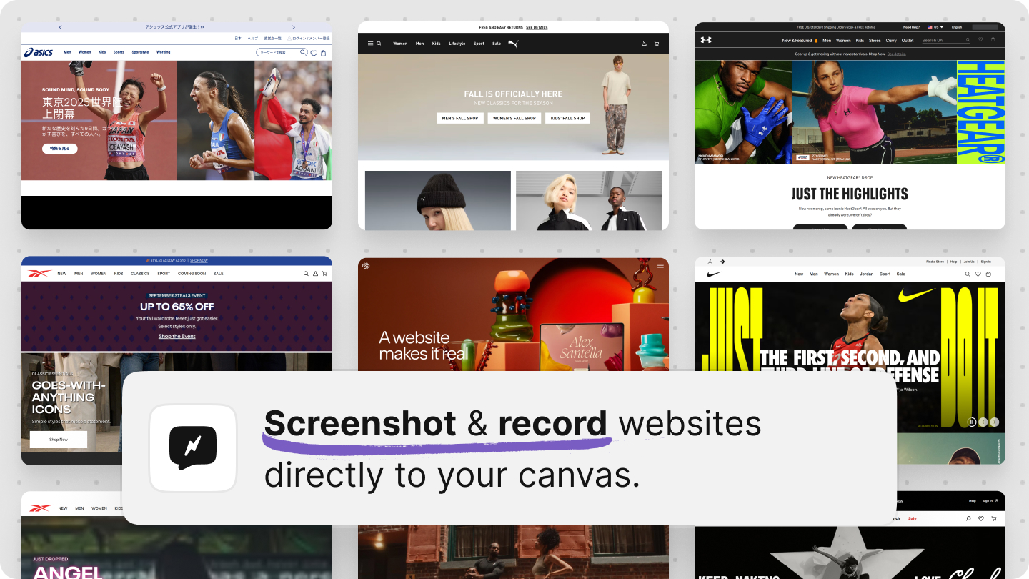 Screenshot websites: your AI canvas just got eyes - Hatch | AI-Powered ...